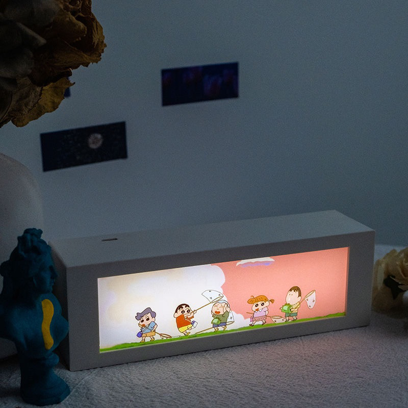 Crayon Shinchan Sleeping Light Night Lamp Atmosphere Square Lamp ...