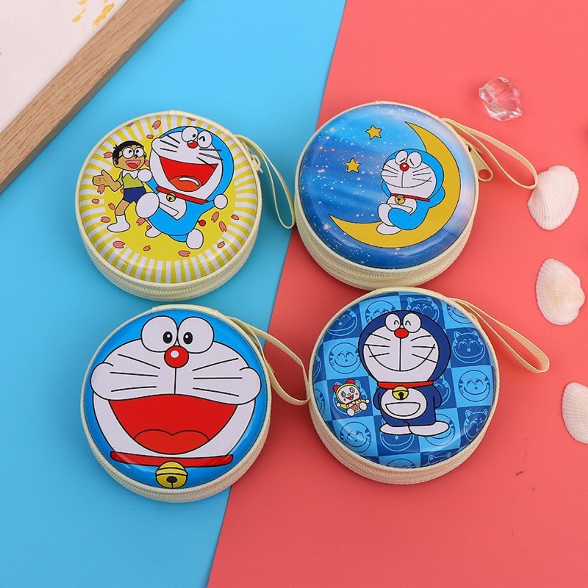 Doraemon Kids Cartoon Coin Purse Dompet Kartun Syiling Kanak Pouches ...