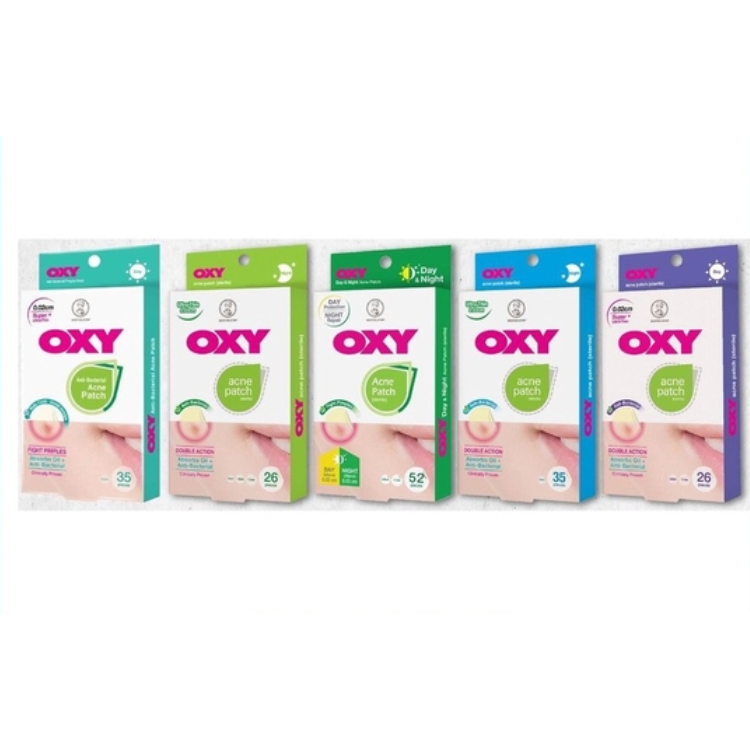 Oxy Acne Patch (Anti-Bacterial/ Ulta Thin/ Day & Night) (52's/35's/26's ...