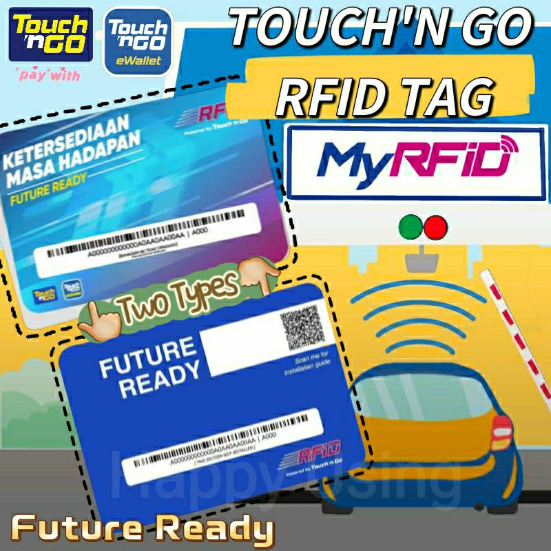 Touch'n Go RFID Smart Tag 100% original (2 Types) and Touch'n Go Stick ...