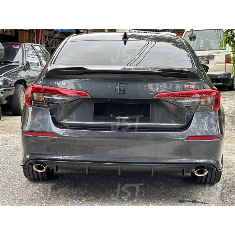 Honda civic FE Rear Diffuser & Rear Lips | Shopee Malaysia