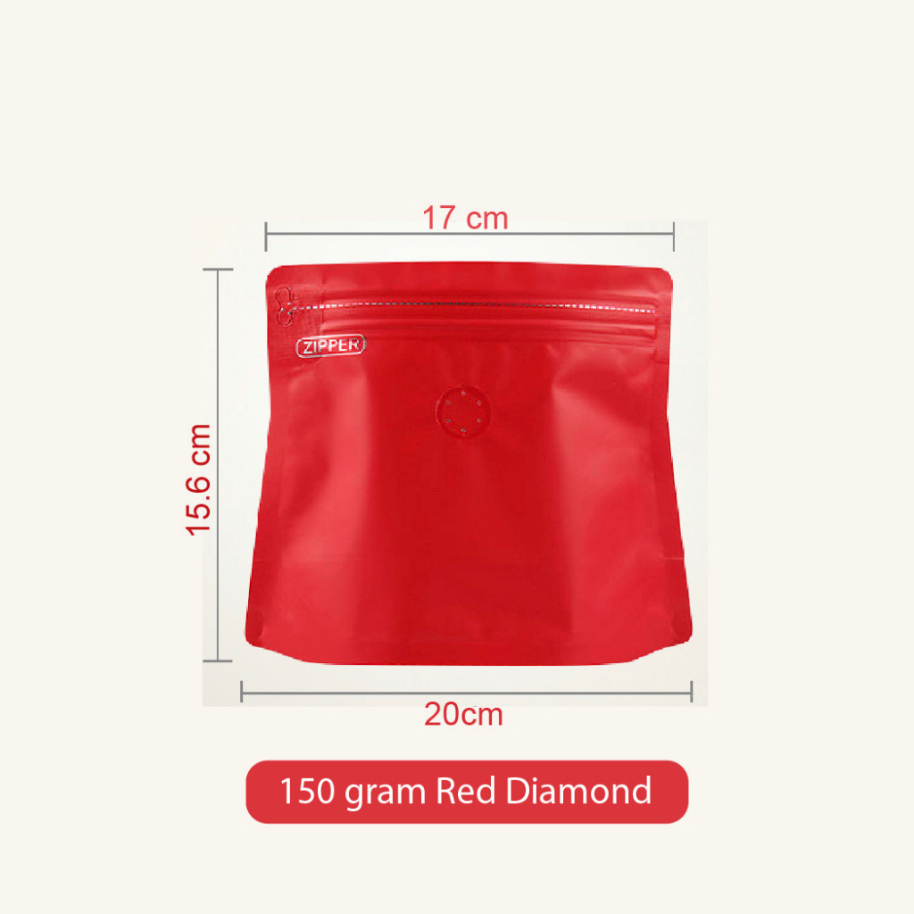 (READY STOCK)Coffee Bag Aluminium Foil Packaging Bag With Air Valve Sealed Food Powder Tea ...