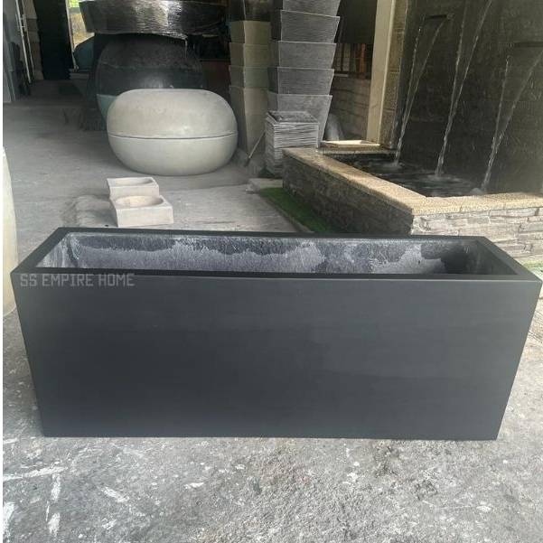 RUDI PB8 Fiberglass 3 feet Planter box Flower Pot Pasu Bunga Garden ...