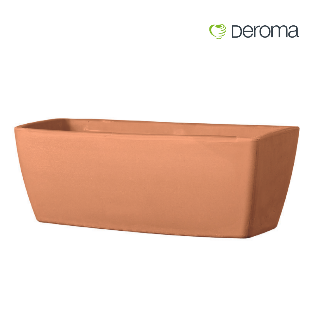 Deroma Terracotta Balcony Pot / Pasu Bunga Hiasan Tanah Liat / Outdoor ...