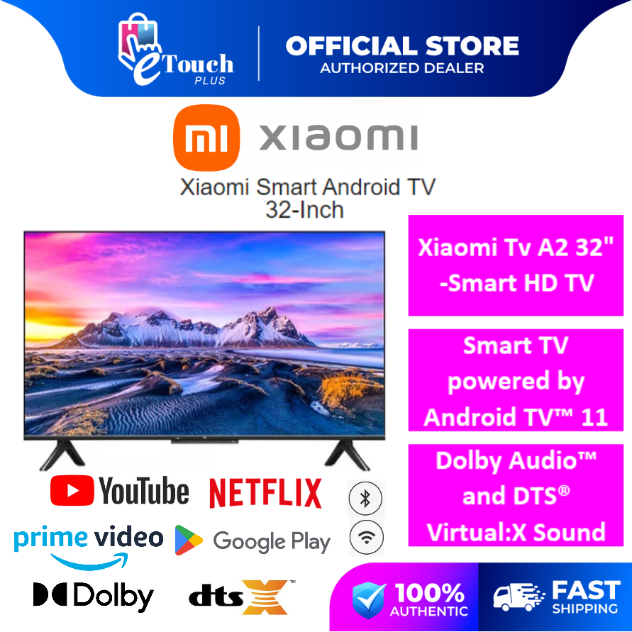Xiaomi 32" l 32 Inch Mi LED P1 Google Android Smart HD TV L32M7-ESEA / Sony 32" Smart HD TV/HDR ...