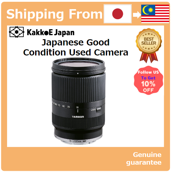 Pre-loved TAMRON High Magnification Zoom Lens 18-200mm F3.5-6.3 DiIII ...