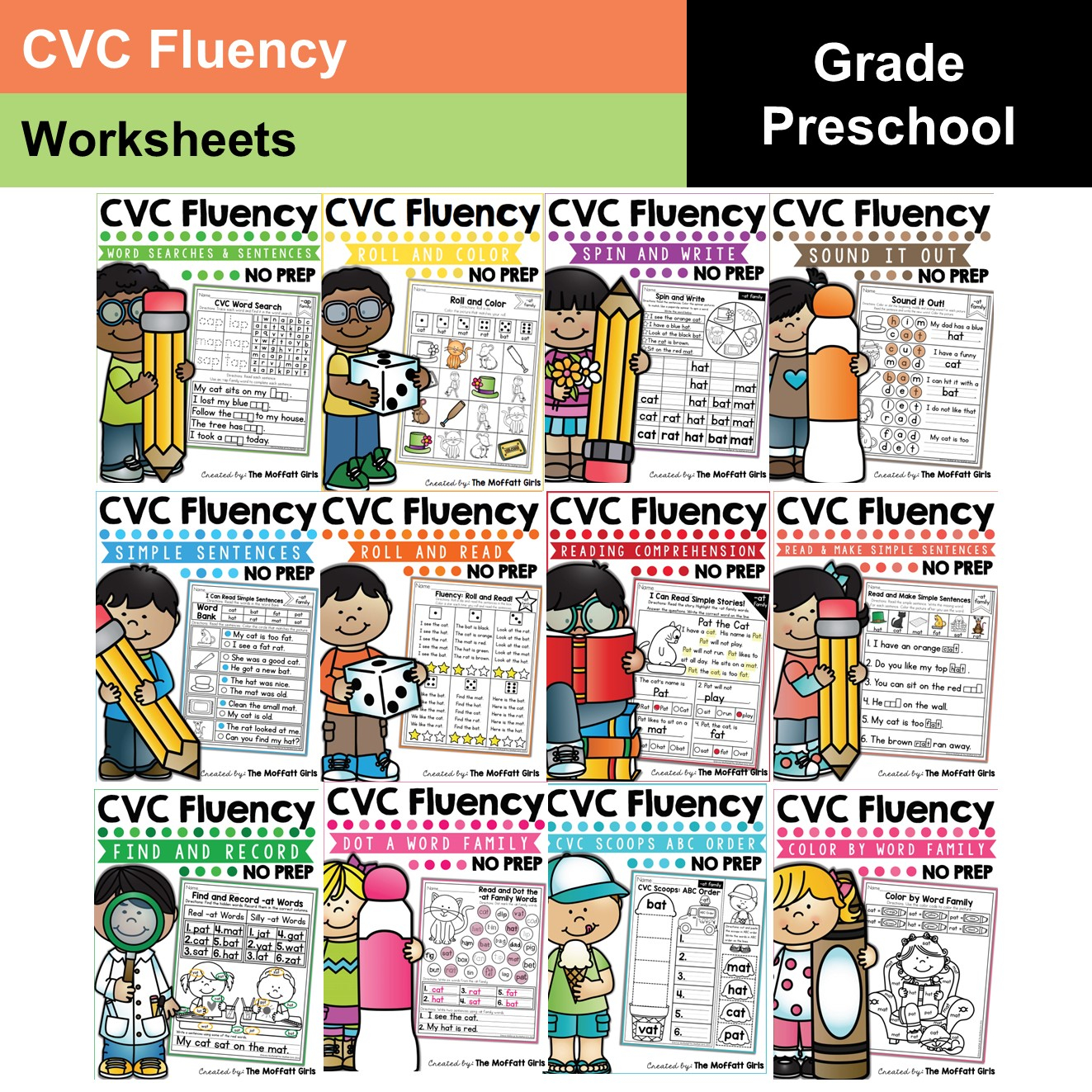 Consonant-Vowel-Consonant Fluency Book Series | Shopee Malaysia