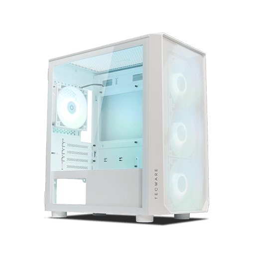 TECWARE FORGE M OMNI Micro-ATX ARGB Gaming Case ( BLACK / WHITE / SNOW ...