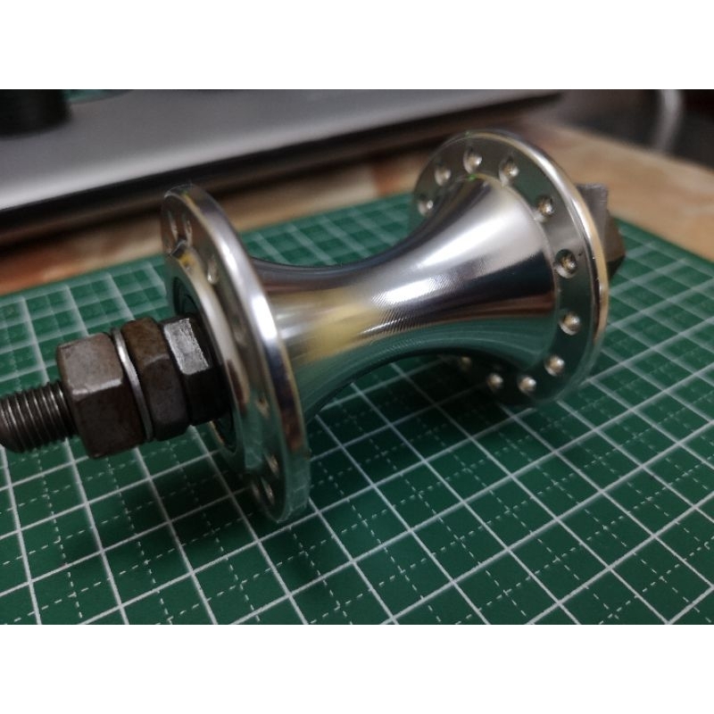 Original Brompton front wheel hub 28H 74mm lightly used | Shopee Malaysia