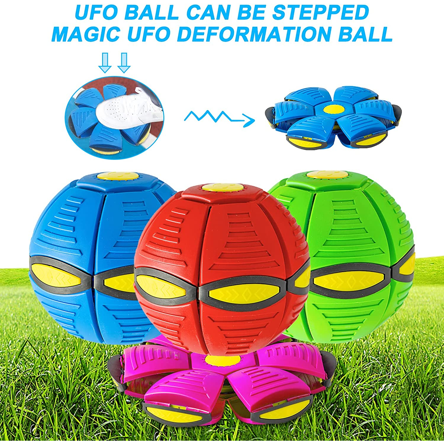 UFO MAGIC BALL Magic UFO Ball Magic Flying Saucer Ball Deformation UFO ...