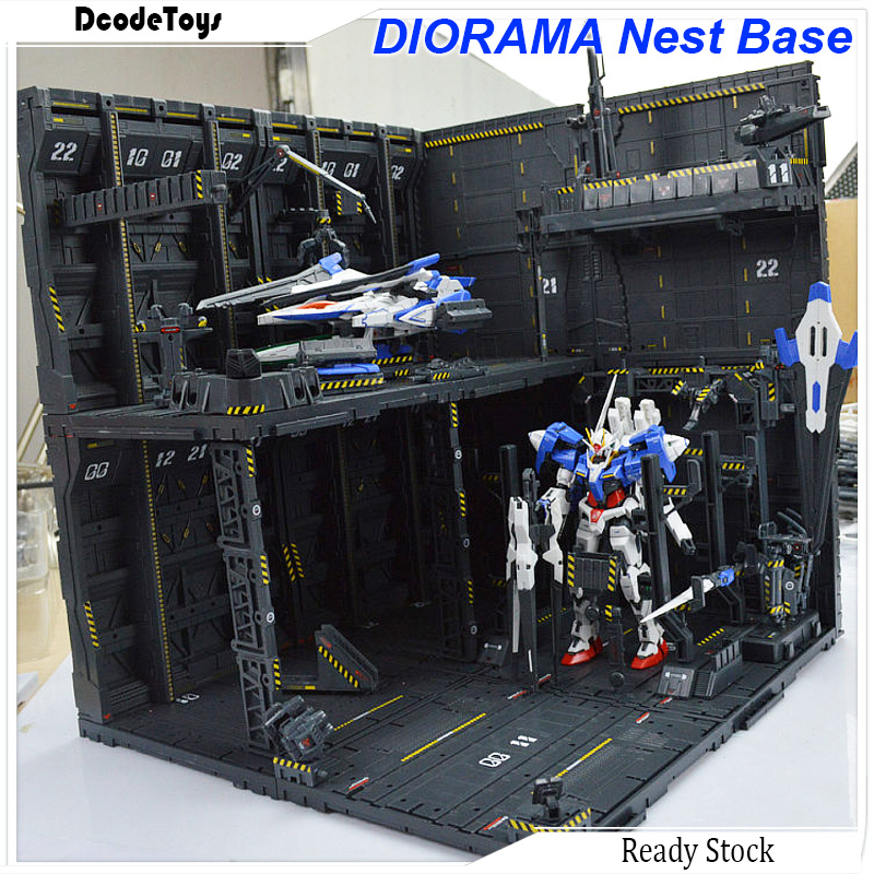 Combo Set~~~~ 1/144 Diorama Gundam Action CG Base for RG HG multiple ...