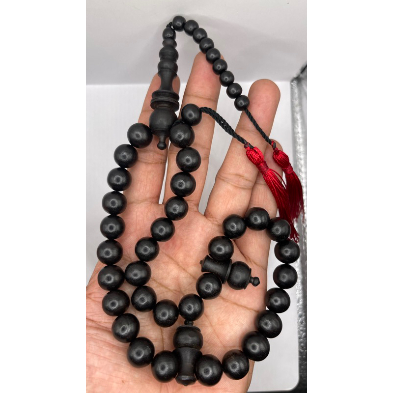 (*PENDINDING DIRI )* Tasbih 12MM JUMBO 33 Biji Teras Gemunggal Kelor ...