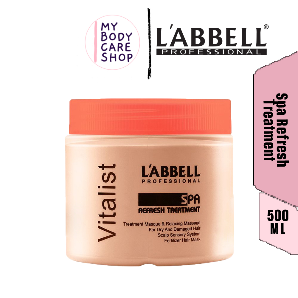 Labbell vitalist Spa Refresh Treatment 500ml rambut rosak kering ...