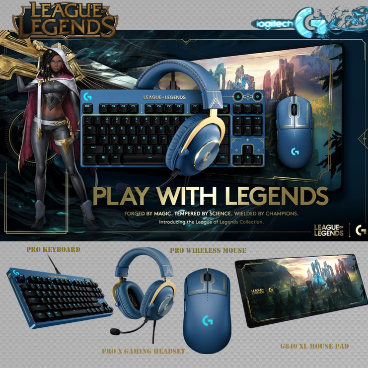 Logitech G PRO Mechanical Keyboard League Of Legends Edition, Gaming ...