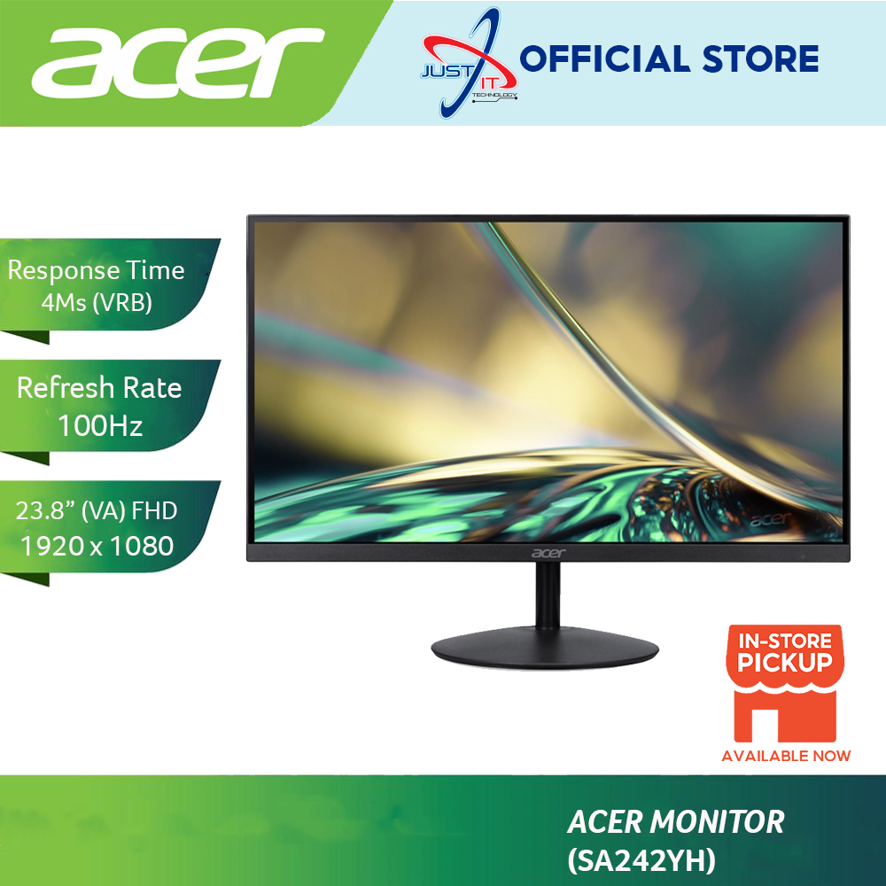 ACER SA241Y (75Hz) / SA242Y H (100Hz) 23.8" VA FHD MONITOR | Shopee ...