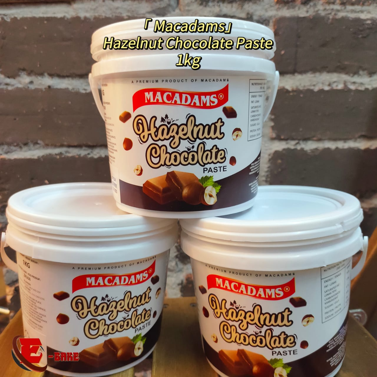 MACADAMS HAZELNUT COKLAT PASTE |1KG |HALAL | Shopee Malaysia