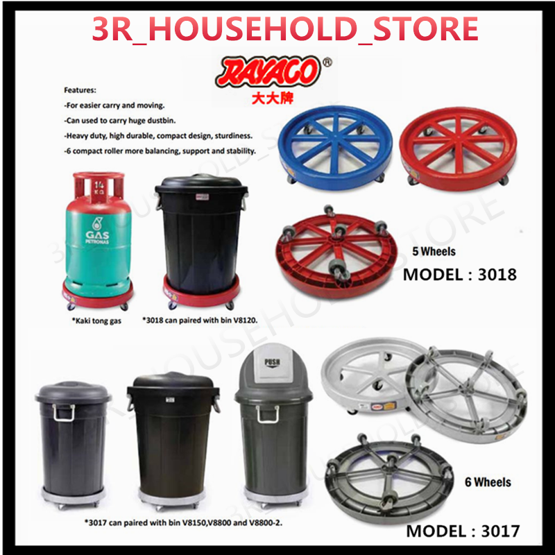 Rayaco Gas Stand Gas Roller Gas Trolly 6 Wheels Mutipurpose Dolly Mover ...