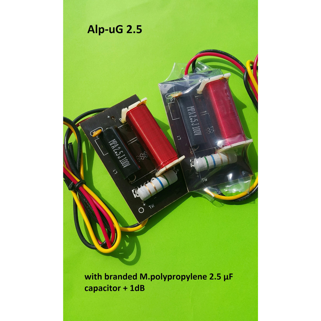 1 pair UPGRADED version with tune up passive in-line 12dB crossover ...