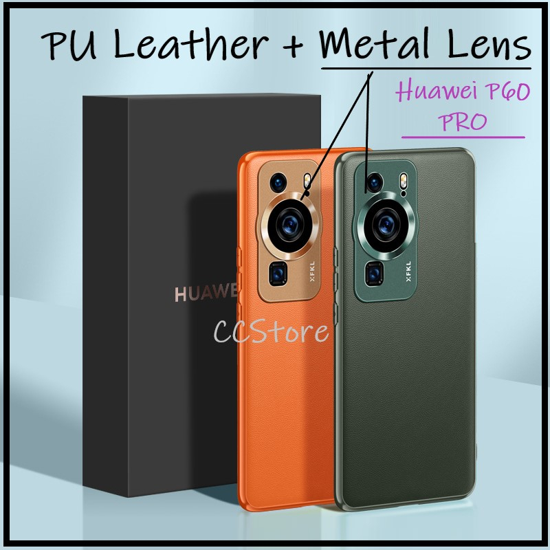 Huawei P60 PRO / P50 PRO Original PU Leather Upgrade Iron Lens ...