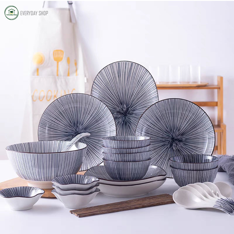 Japanese Style Nordic Premium Ceramic Dinnerware Dinner Set Ceramic ...
