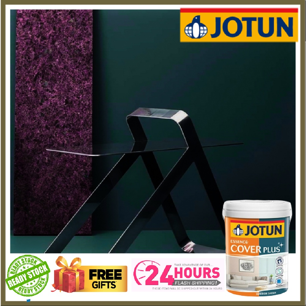 JOTUN 5L 6198 COBALT ESSENCE COVER PLUS SHEEN & MATT/INTERIOR WALL ...