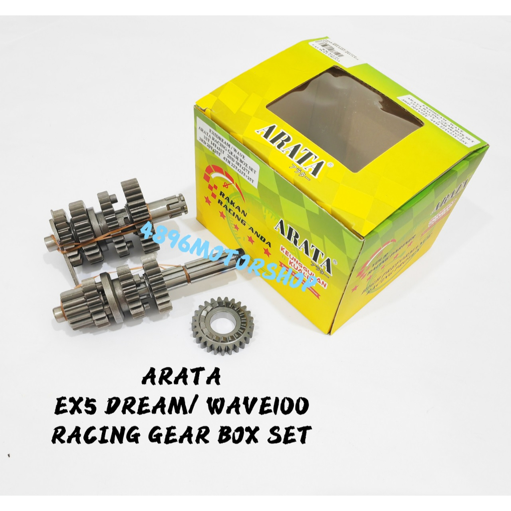 ARATA HONDA EX5 DREAM WAVE100 CLASS 1 CT100 KRISS E BONUS RACING GEARBOX GEAR COMP FULL COMPLETE ...