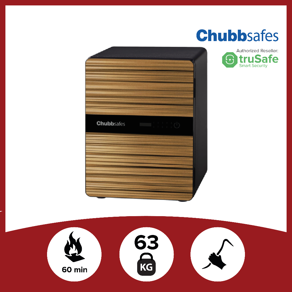 Chubbsafes Naomi 50 Fire & Burglary Digital Safe / Safety Box, wd color ...