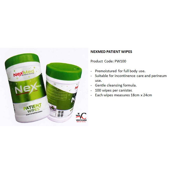 NEXMED PATIENT WIPES (100 SHEETS) | Shopee Malaysia