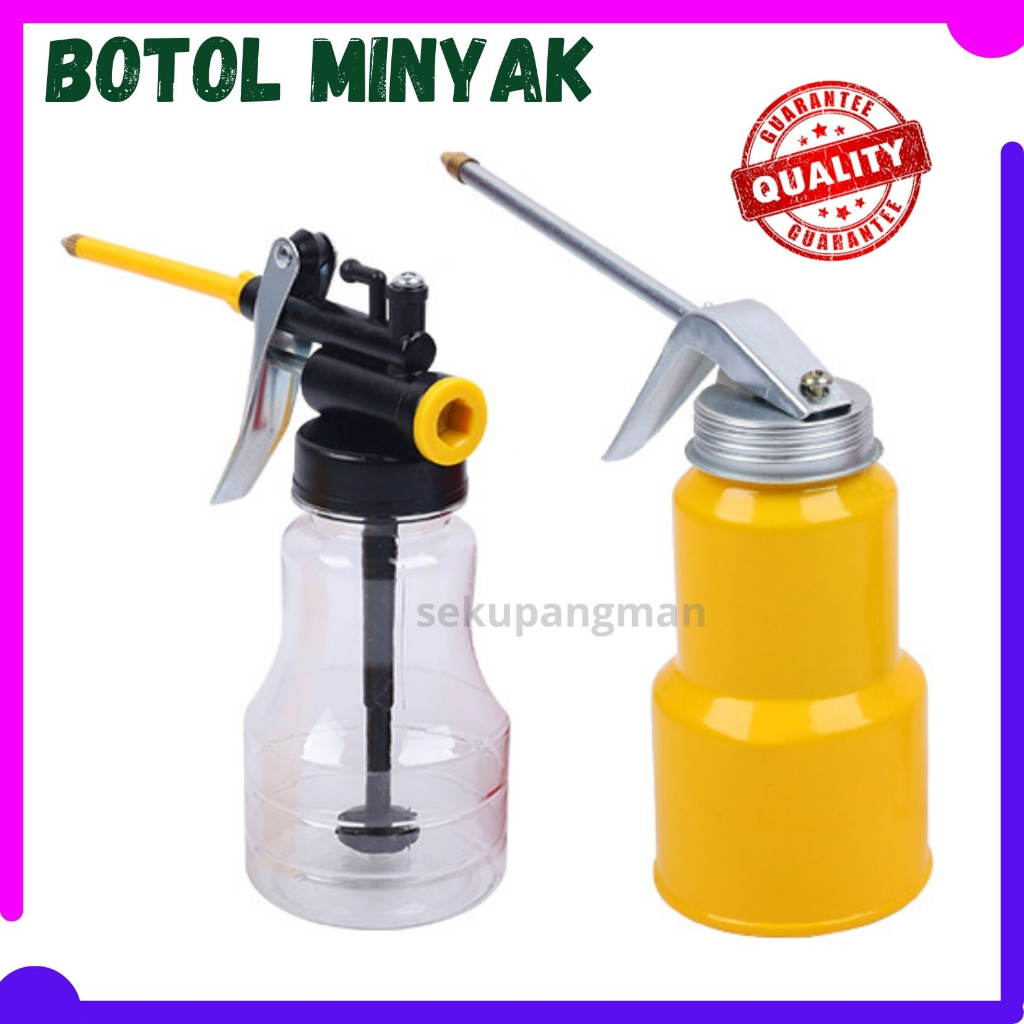 Botol Minyak Mesin Pump Minyak Kecil Oil Container Oil Pot Grease Spray ...