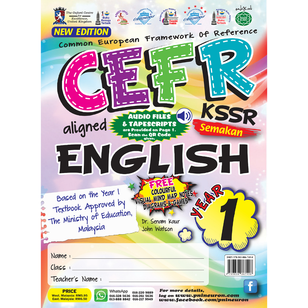 PNI Neuron New Edition! CEFR Aligned KSSR Semakan English Year 1 ...