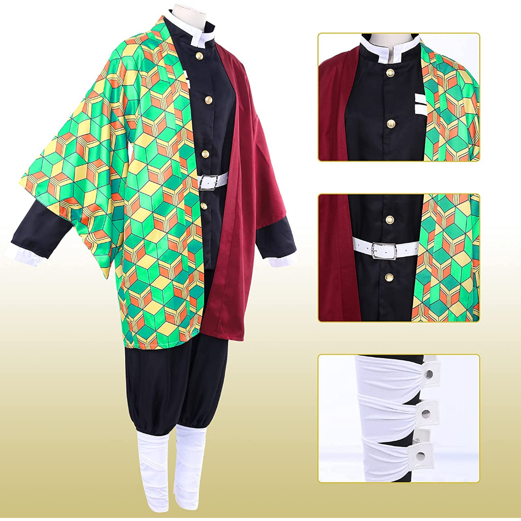 Demon Slayer Anime Costume Kanak-Kanak Watak Nezuko, Tanjiro, Shinobu ...