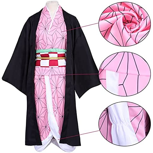 Demon Slayer Anime Costume Kanak-Kanak Watak Nezuko, Tanjiro, Shinobu ...