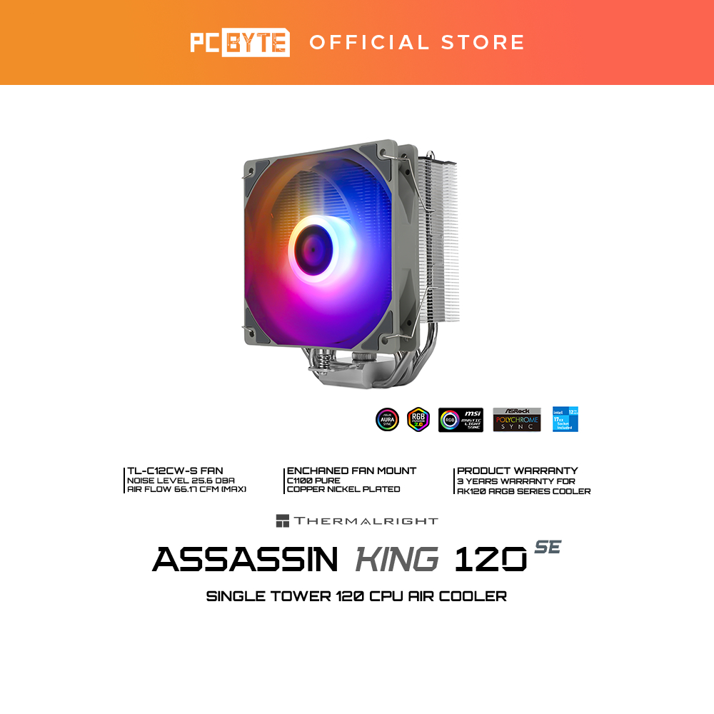 Thermalright Assassin King AK 120 Series Single Tower CPU Air Cooler ...
