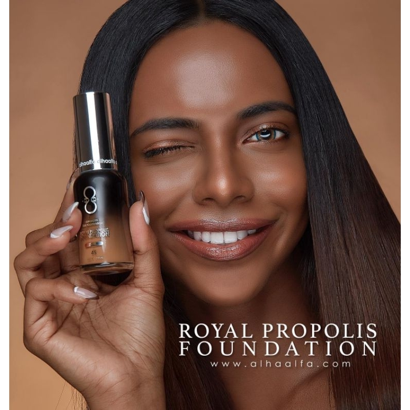 [ 𝗢𝗥𝗜𝗚𝗜𝗡𝗔𝗟 ] ALHA ALFA Royal Propolis Luminous Silk Foundation | Full ...