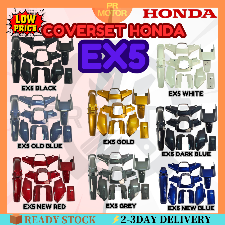 EX5 DREAM Cover Set EX5 Coverset Body BLACK RED GREY BLUE SILVER WHITE ...