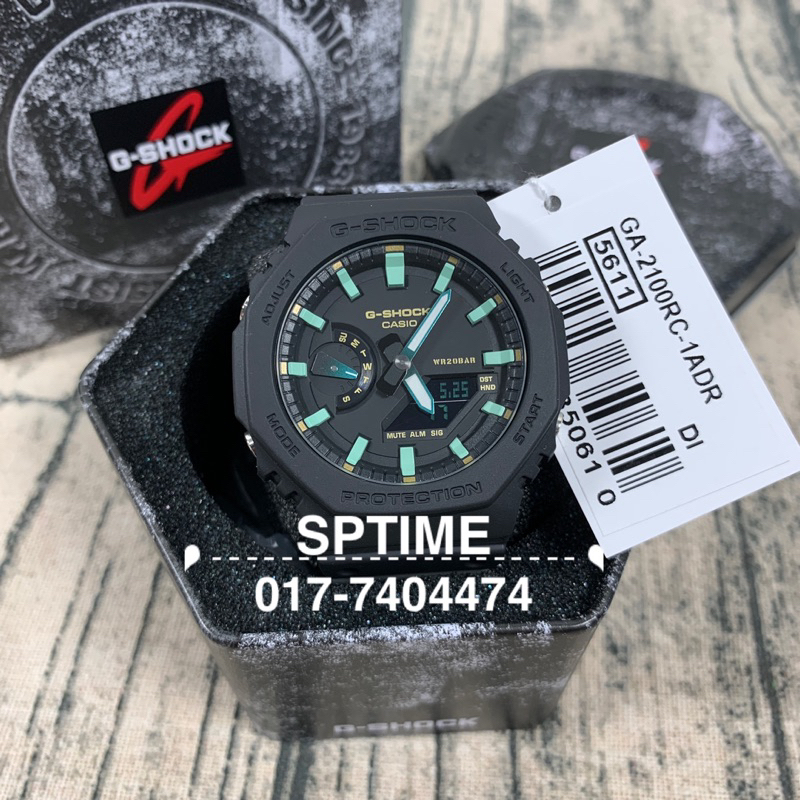 CASIO G-SHOCK TEAL AND BROWN SERIES GA-2100RC-1ADR / GA-2100RC-1A / GA ...