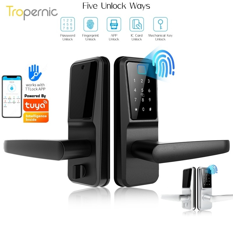 Tuya TTlock Smart Door Lock App Remote Fingerprint Digital Anti-Theft ...