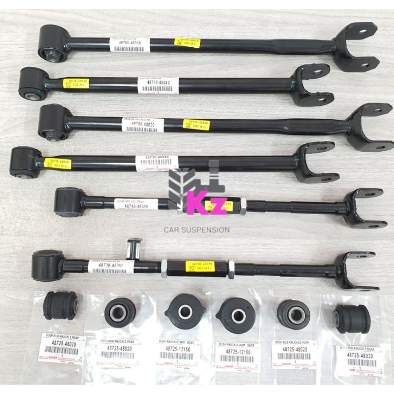TOYOTA HARRIER ACU30/MCU30/MCU31/GSU31/GSU30 - 12 IN 1 SET - REAR ARM ...