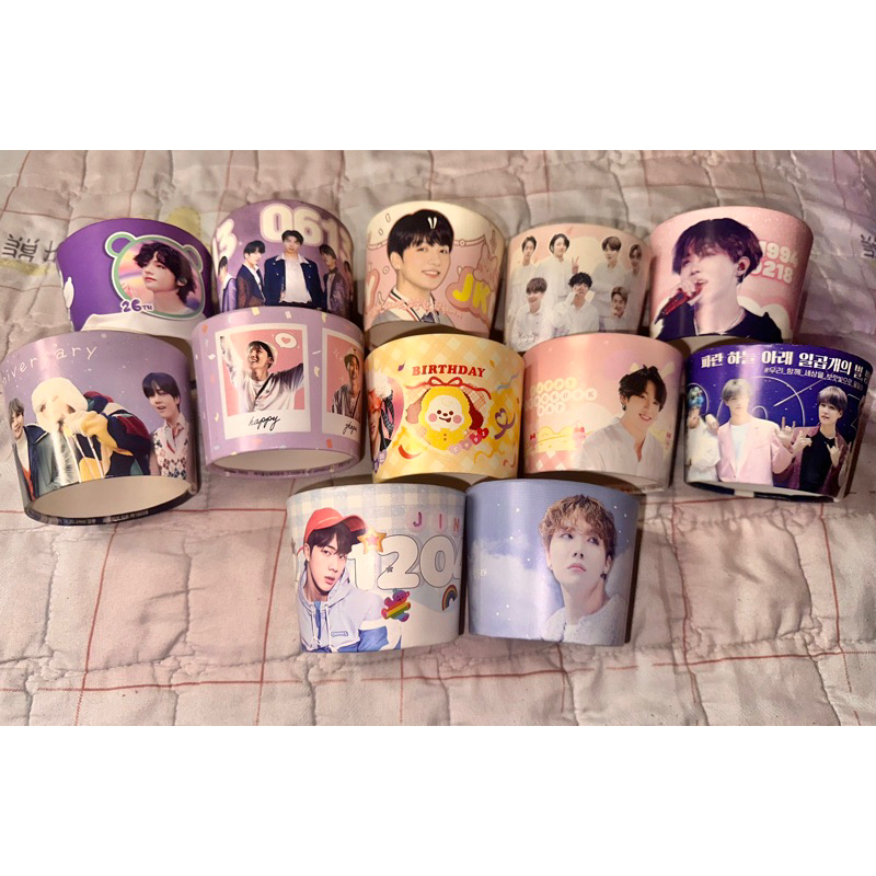 BTS CUP HOLDER ARMY EVENT NAMJOON JIN SUGA JHOPE JIMIN JUNGKOOK ...