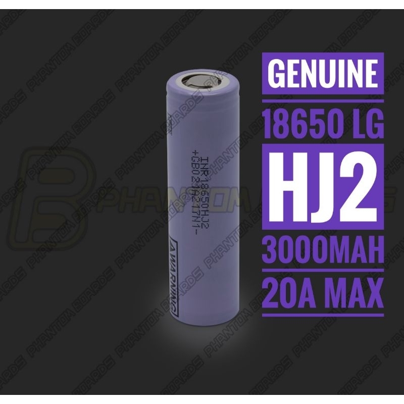[NEW!] ORIGINAL 18650 LG HJ2 3000mAh 20A Max Lithium Ion | Shopee Malaysia