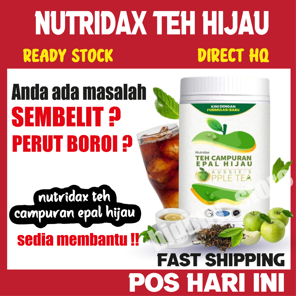 Nutridax Teh Campuran Hijau, Nutridax Original, Nutridax Hq Official ...