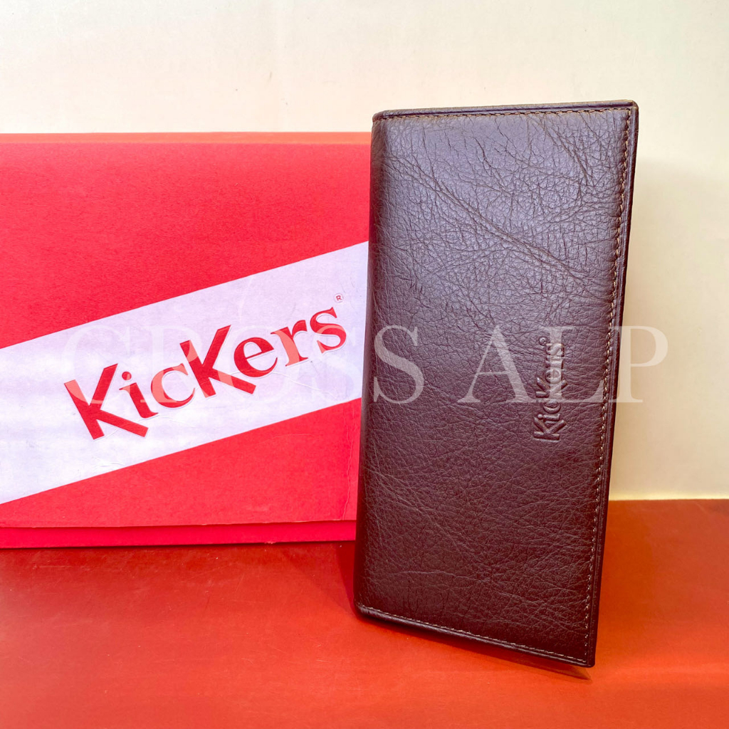 Kickers Long Purse Wallet Original Genuine Leather Male Female 50454 ...
