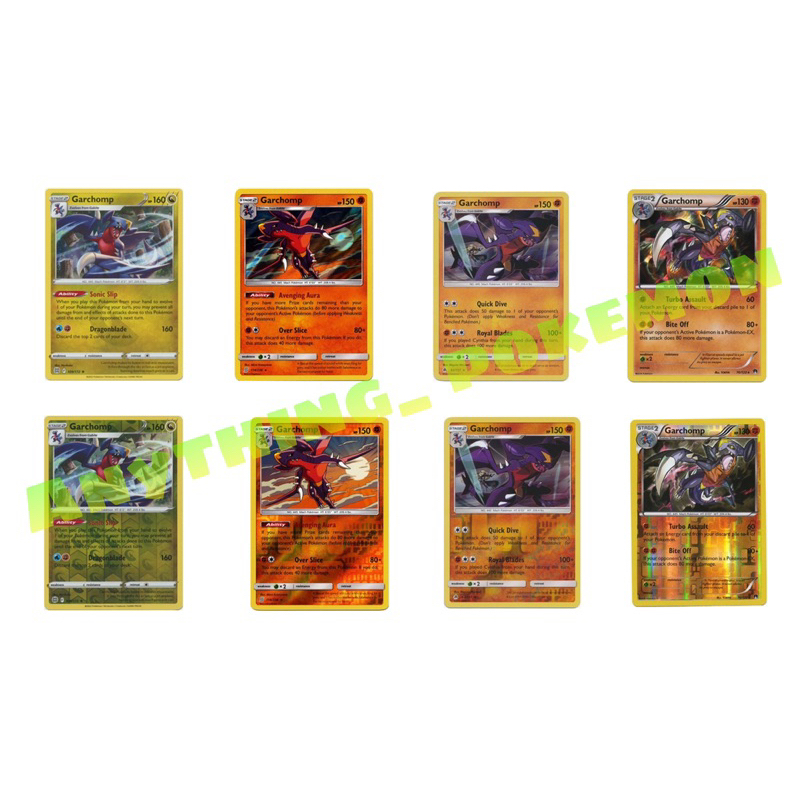 Pokemon Cards-Garchomp(109/172), (114/236), (62/131),(70/122)-HOLO RARE ...