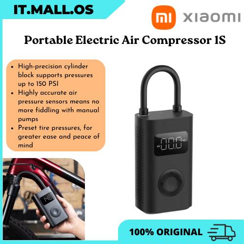 XiaoMi Mi Portable Electric Air Compressor 1S (Detection Electric ...
