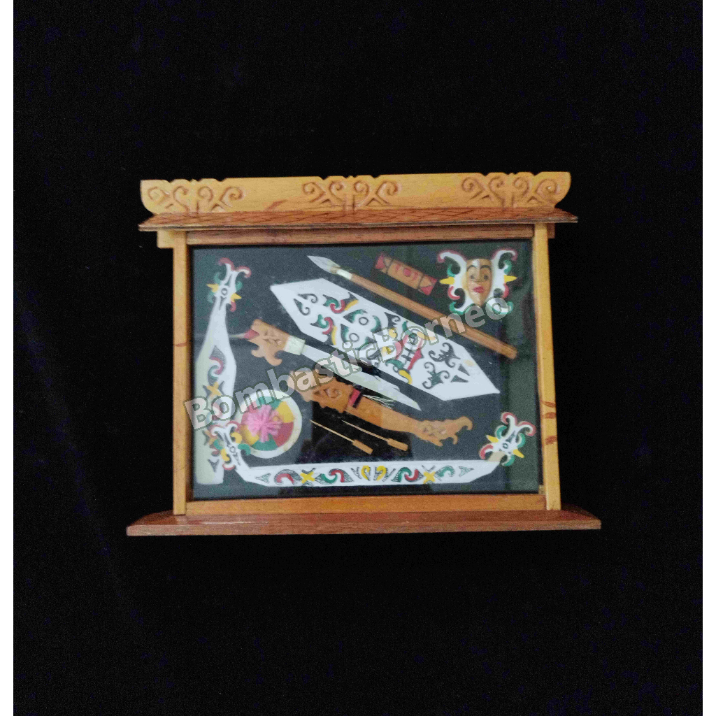 Sarawak Borneo Dayak Tribal Miniature Souvenir / Cenderamata Orang Ulu ...