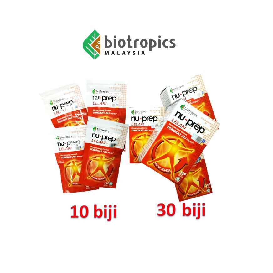 NU PREP NU- PREP LELAKI Biotropics (10 biji &30 biji) | Shopee Malaysia