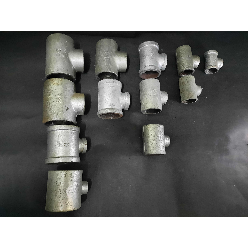 GI Pipe Reduce Tee/ Galvanized Iron Pipe Fitting Reducing Tee/ Tee ...