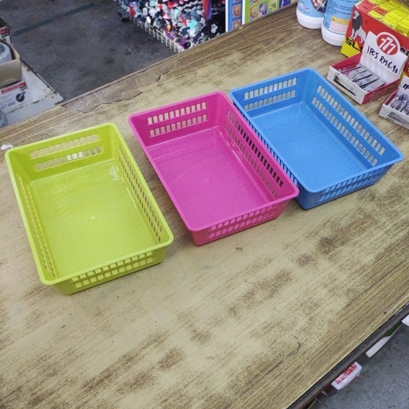 APPLELADY Small Tray Basket 3400 / Stationery Tray / Bakul Plastik ...
