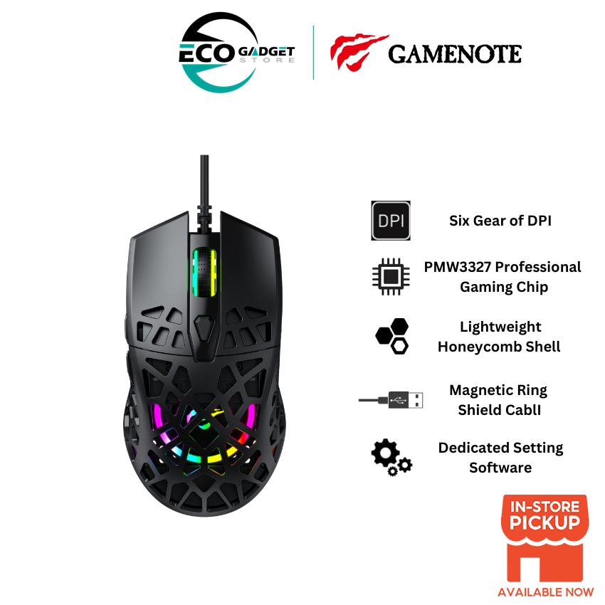 Gamenote | Havit MS956 RGB Backlit Programmable Gaming Mouse | Shopee Malaysia