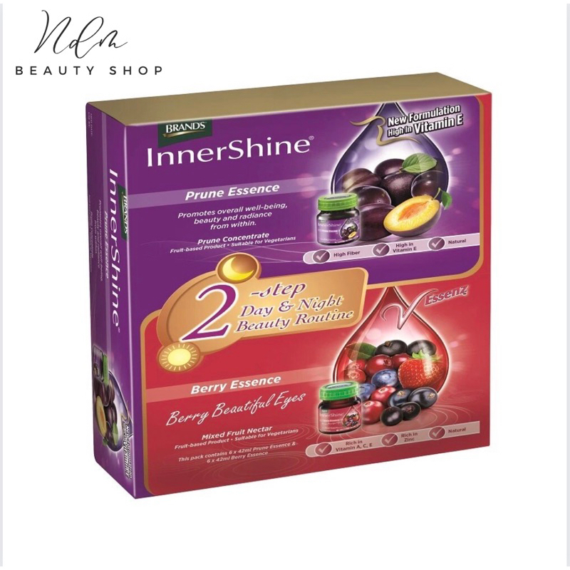 Brand's InnerShine Prune & Berry Essence 42ml x 12s Bottles | Shopee ...